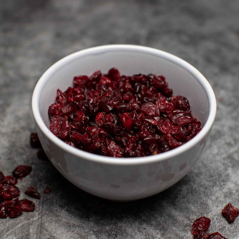 Cranberries getrocknet mit Ananasdicksaft gesüs, 5,10